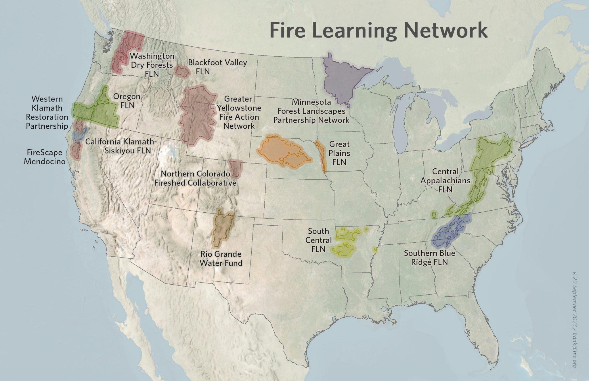 Fire Learning Network - Where We Work - Fire Networks